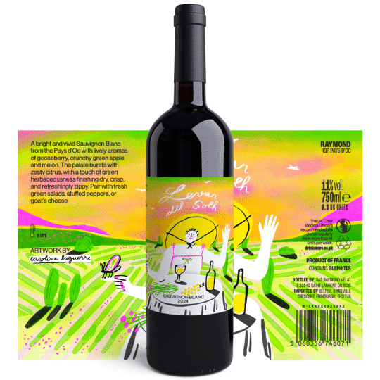 Wine 52 - Pays d'Oc wine labels - caroline laguerre