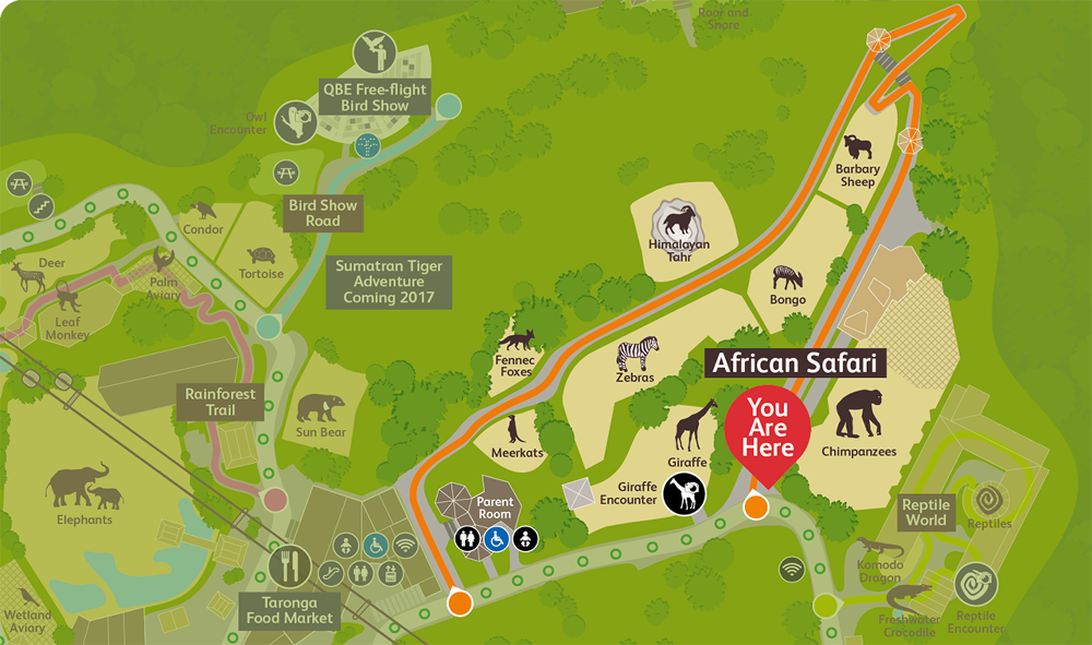 Taronga Zoo Wayfinding - Anders Alexander is a Designer