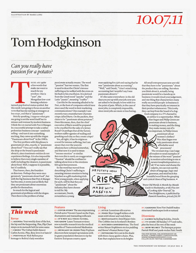Tom Hodgkinson - Mark Long