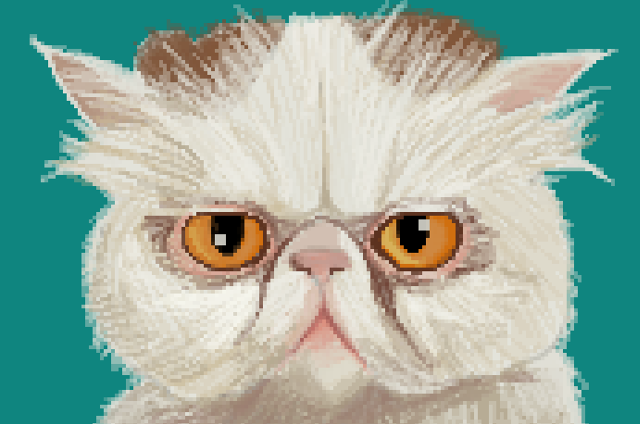 #46, Disapproving Cat - Squid Bits