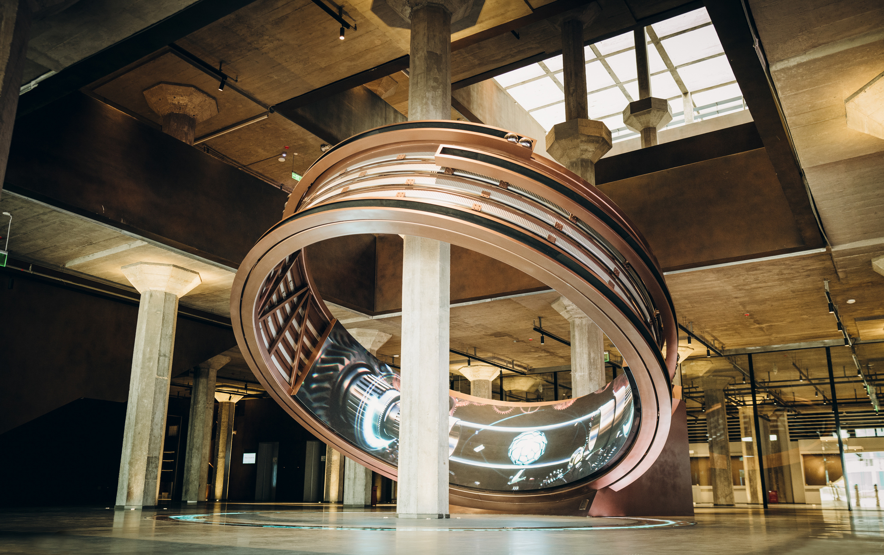 World Engine Kinetic Installation - Yunxin Hu