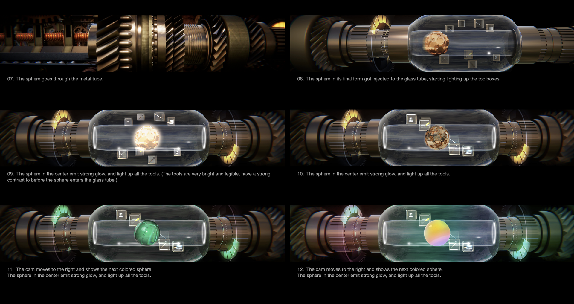 World Engine Kinetic Installation - Yunxin Hu