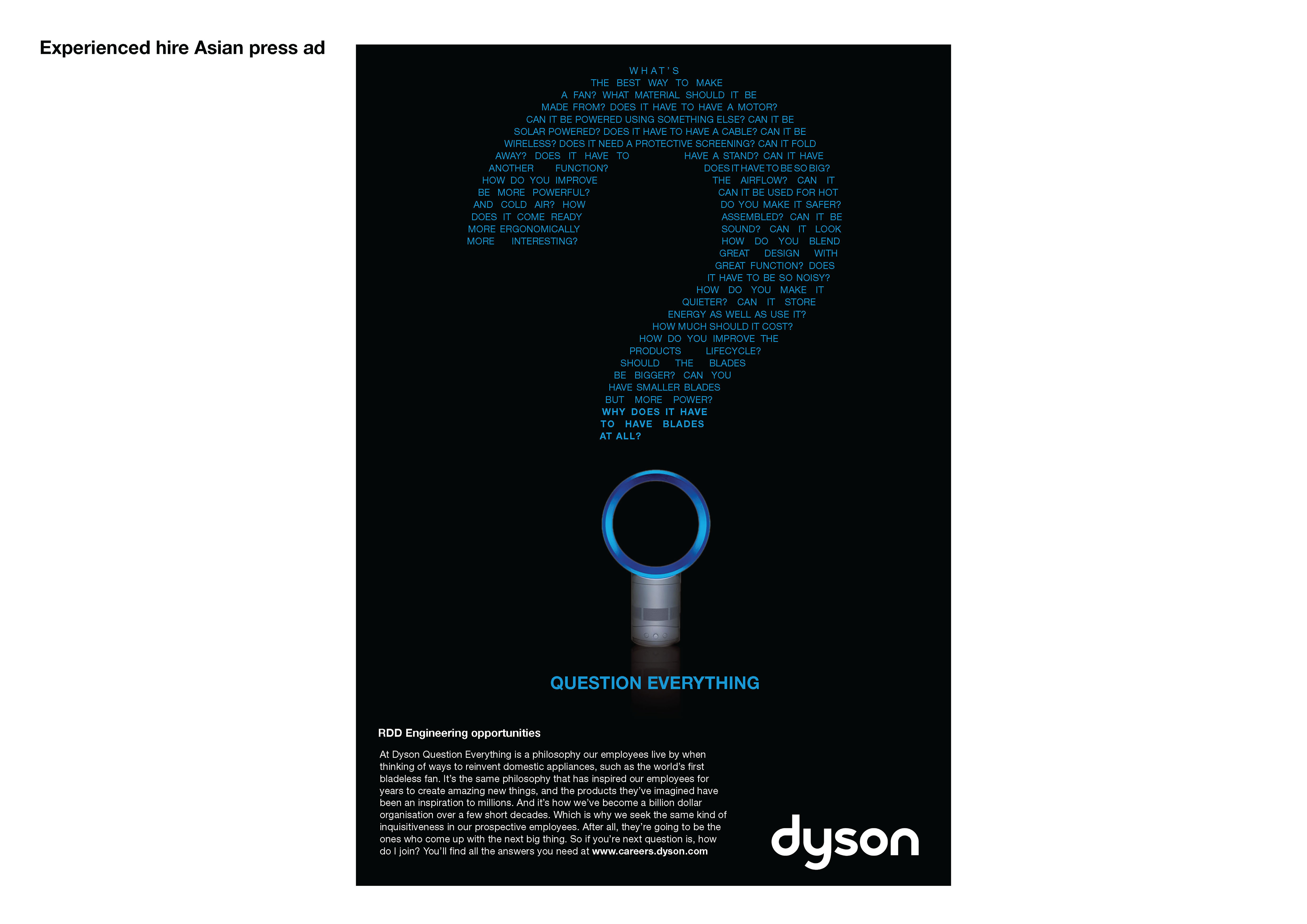 DYSON GRADUATES CAMPAIGN / BRANDING - kenicreative