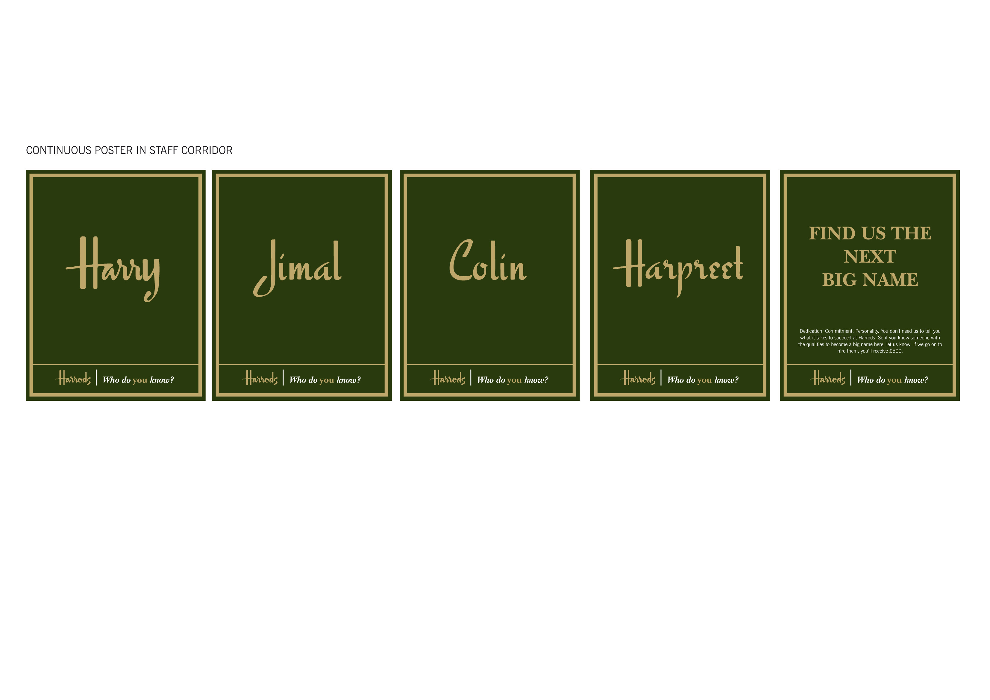 HARRODS ATTRACTION / BRANDING / INTERNAL - kenicreative