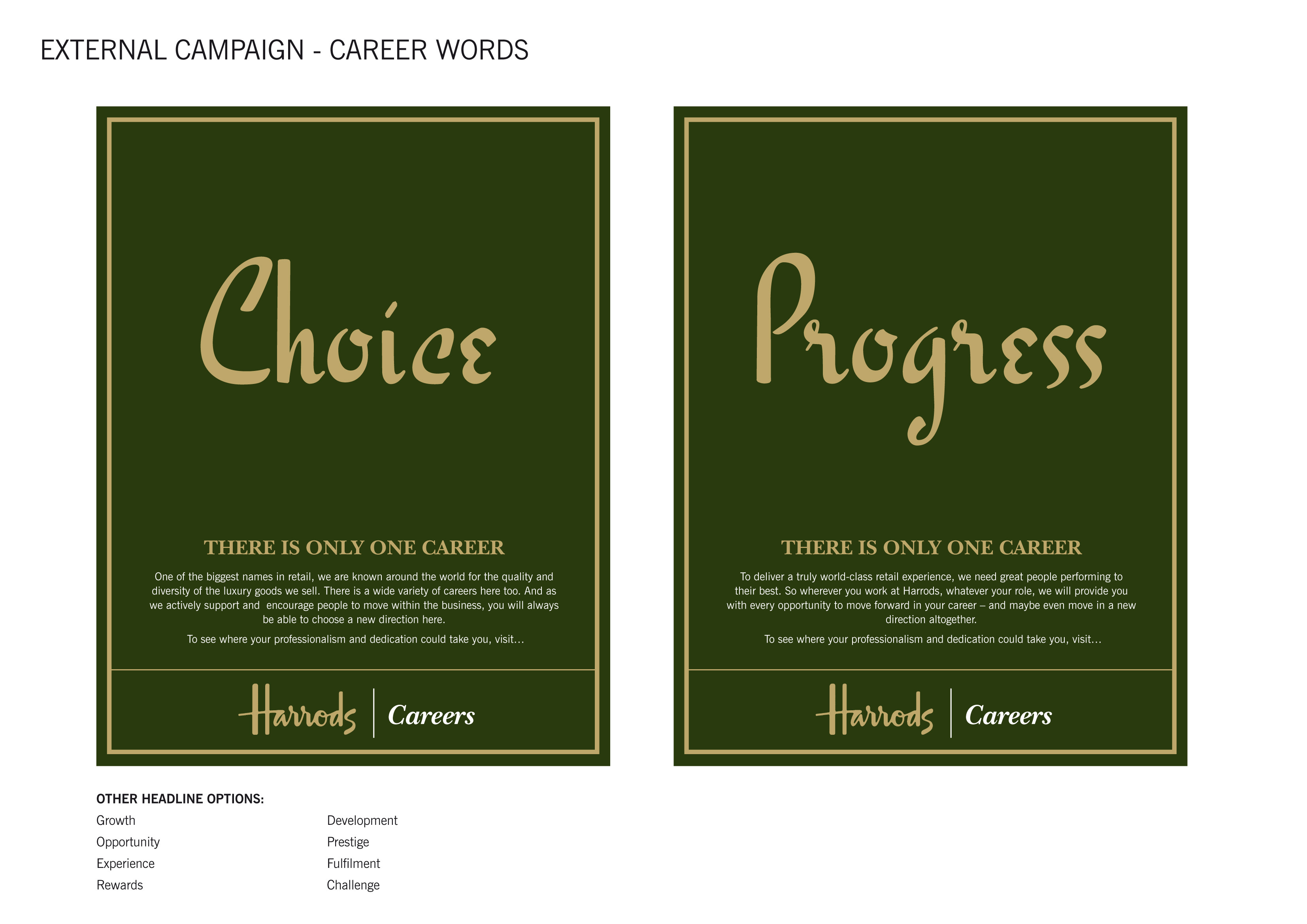 HARRODS ATTRACTION / BRANDING / INTERNAL - kenicreative