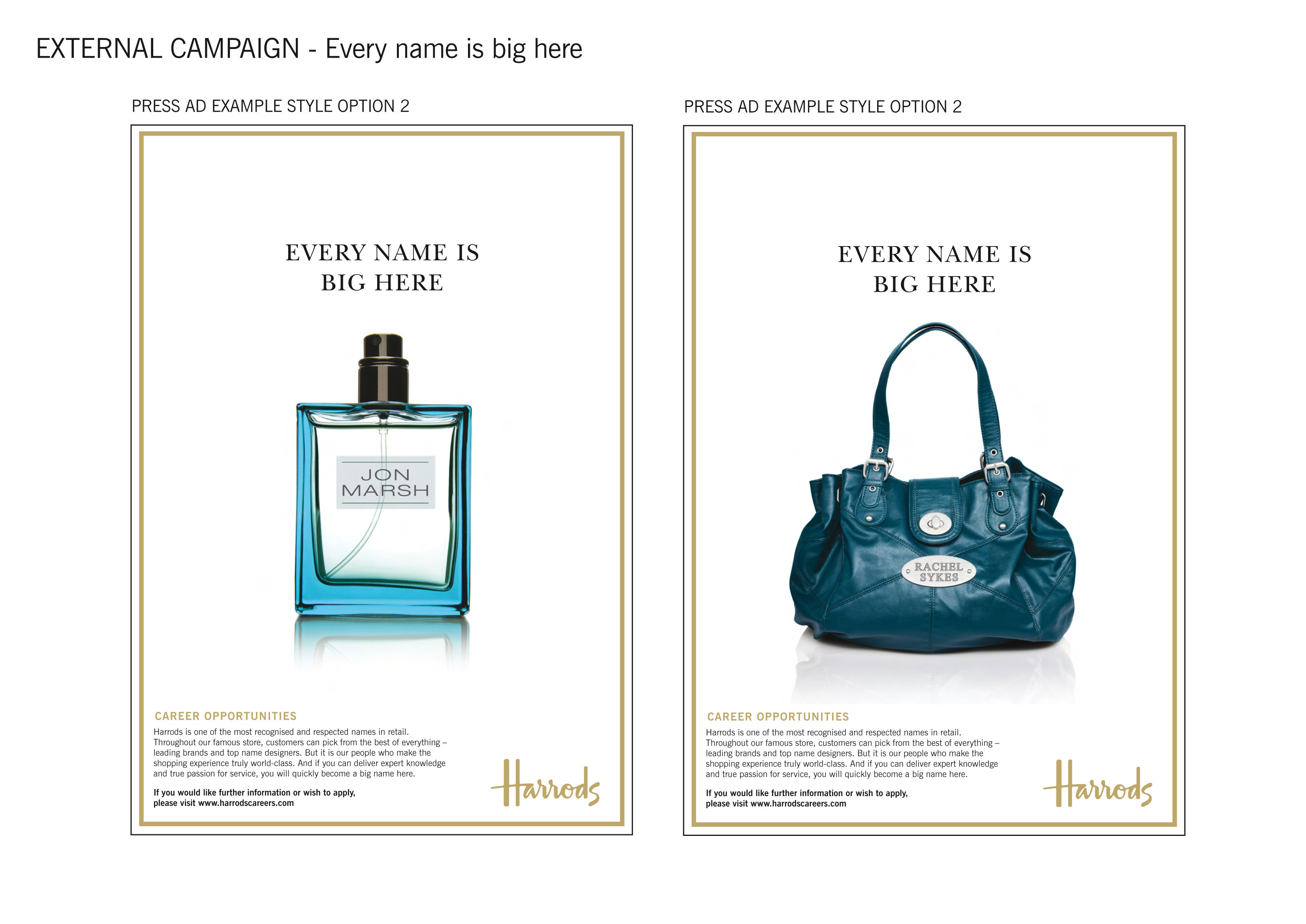 HARRODS ATTRACTION / BRANDING / INTERNAL - kenicreative
