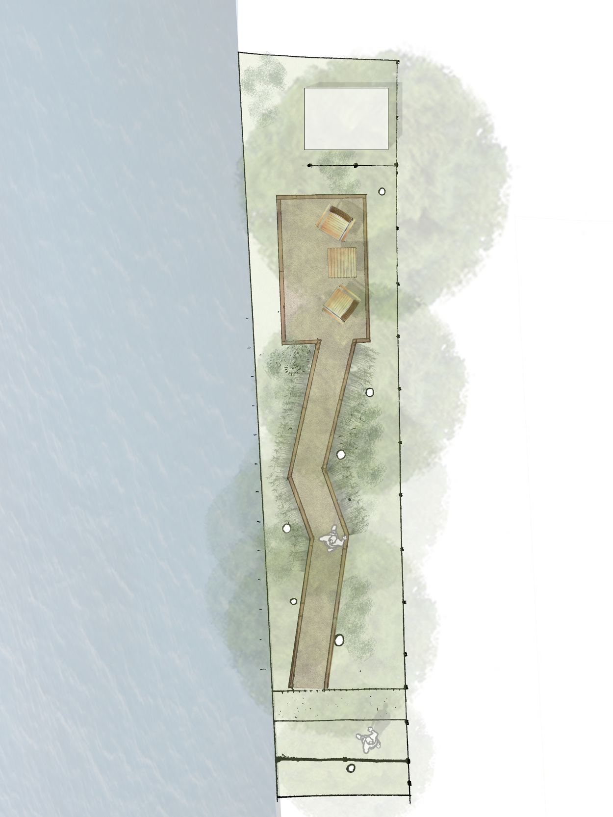 Riverside - Rendering Project for AL Gardening - Marubbi Landscape