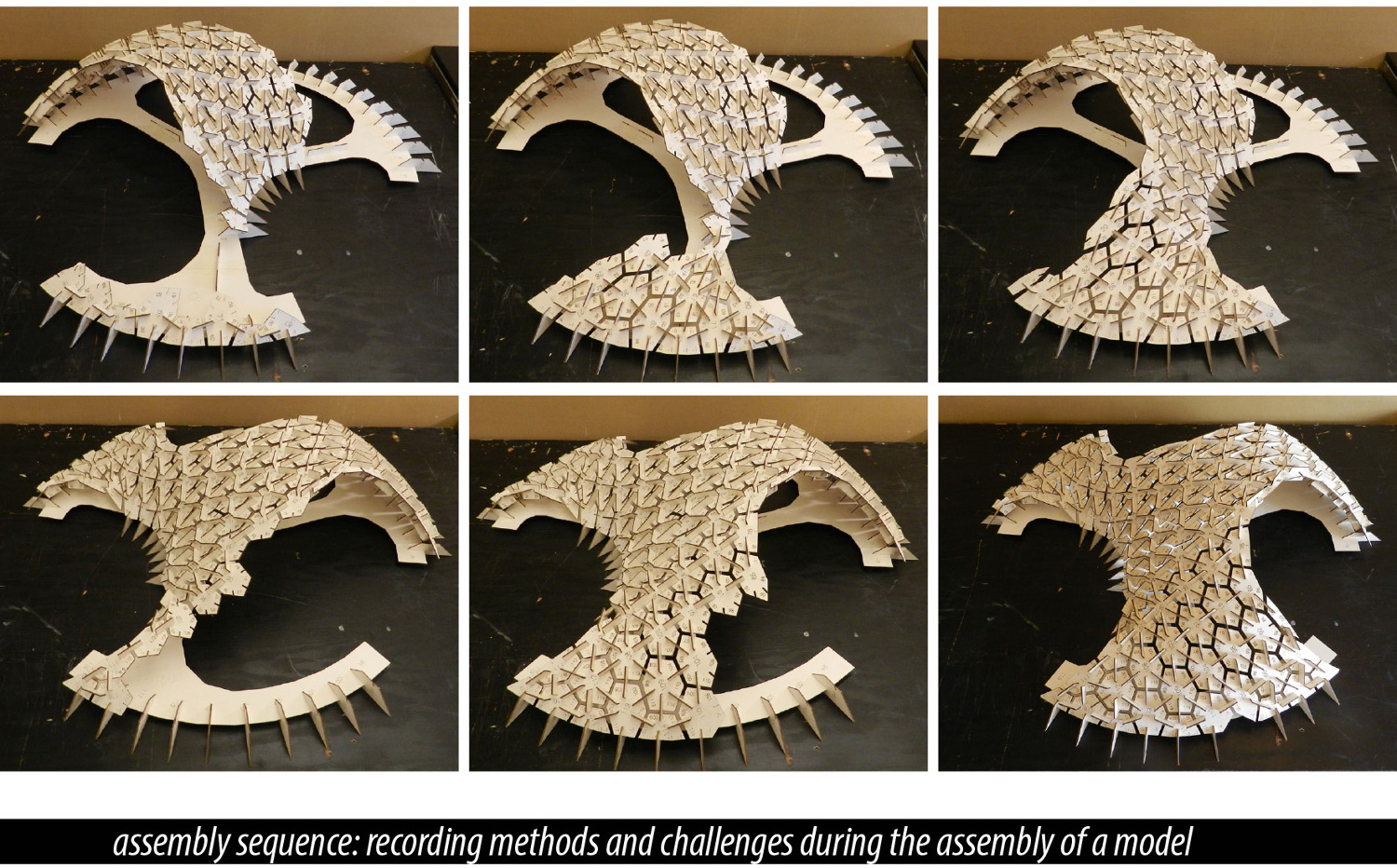 Assembly of Double-curved Self-supporting Structure - Lina Vestarte