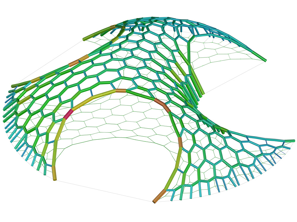 Assembly of Double-curved Self-supporting Structure - Lina Vestarte