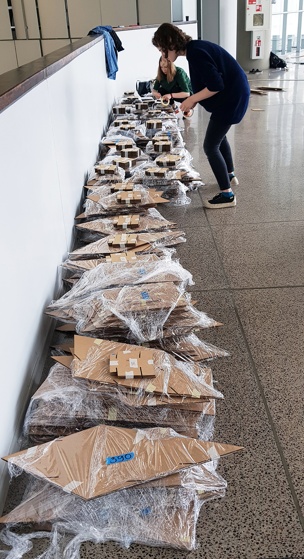 Corrugated Cardboard Shell 1:1 - Lina Vestarte