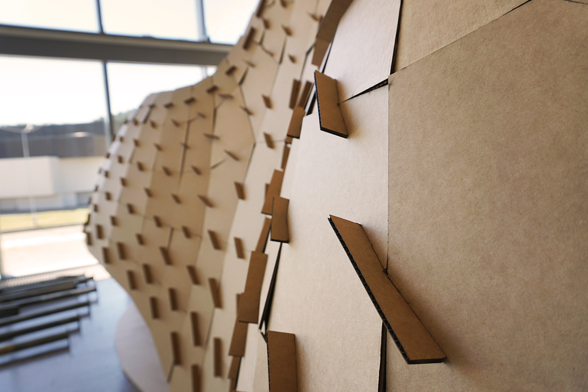Corrugated Cardboard Shell 1:1 - Lina Vestarte
