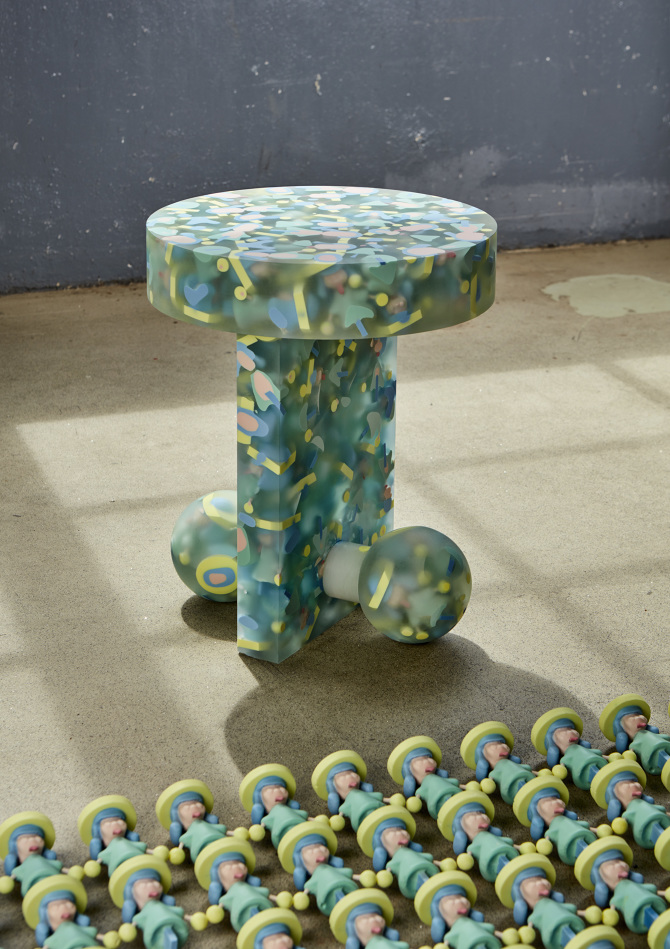 Graduation work #1: Cute green stool - Sejoon Kim