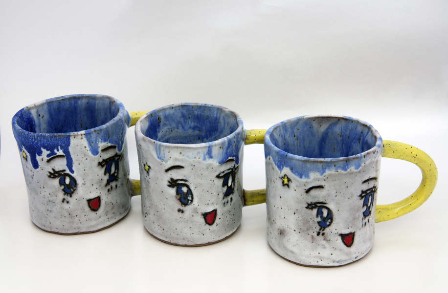 kawaii mugs - Grace Stott Ceramics