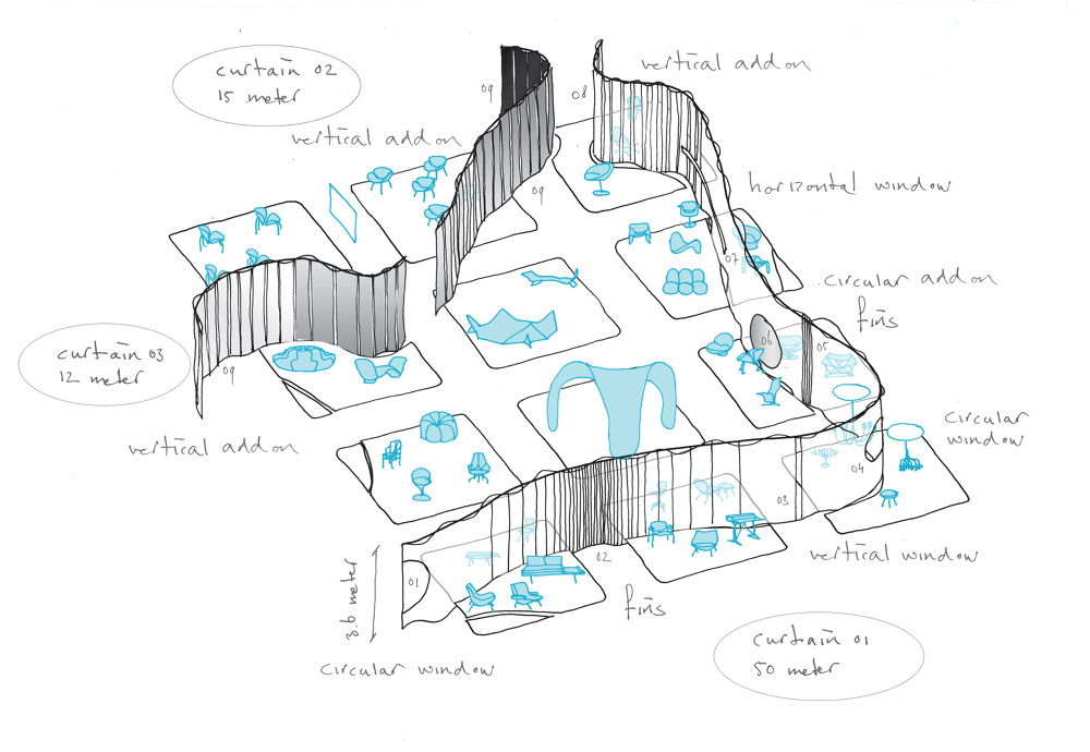 Pierre Paulin ‘’Muted scenery‘’ - Inside Outside