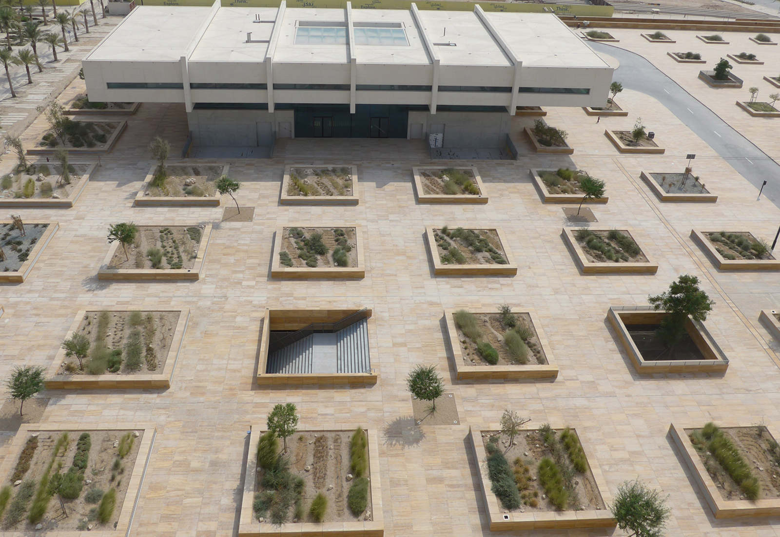 Qatar Foundation Headquarters Doha - Inside Outside