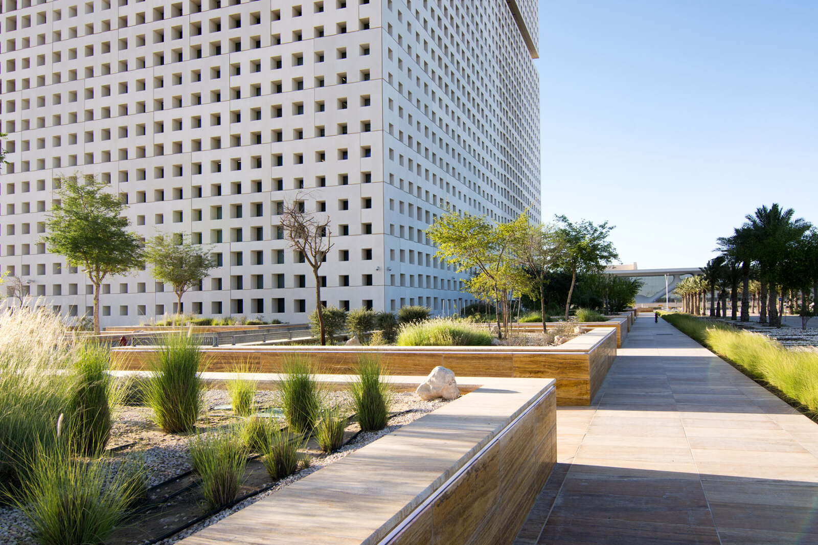 Qatar Foundation Headquarters Doha - Inside Outside