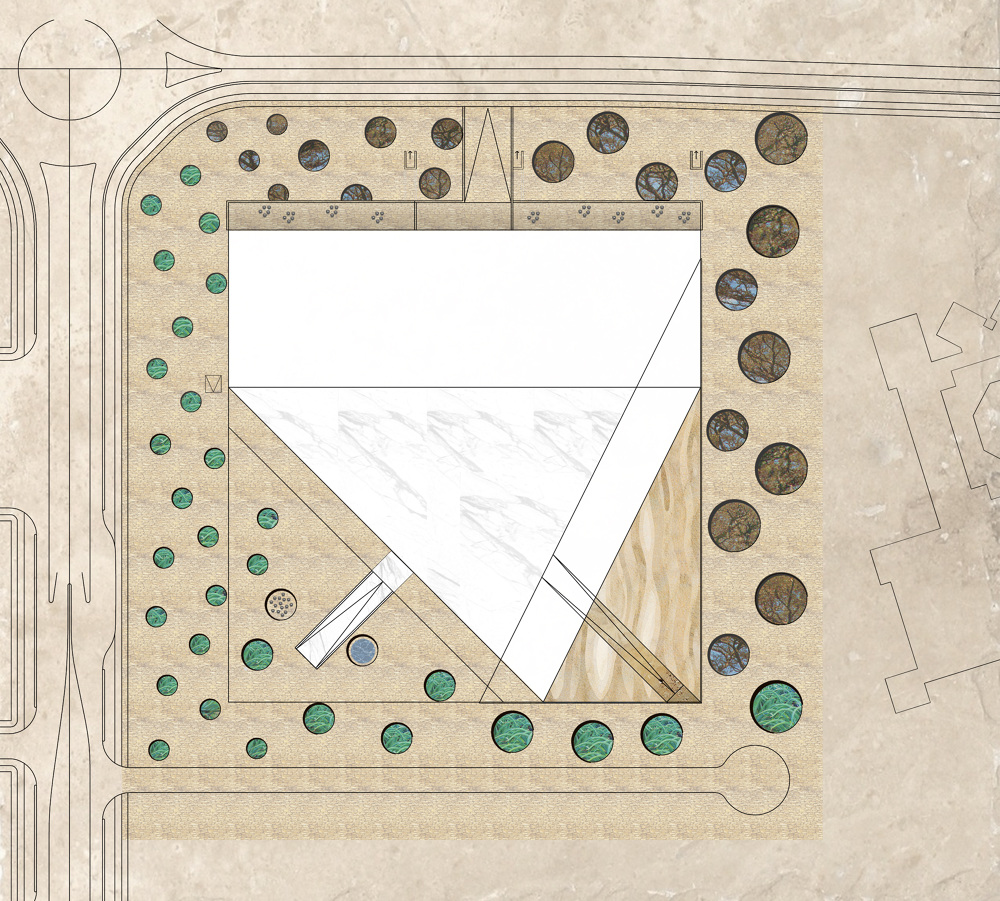 Qatar National Library Doha - Inside Outside