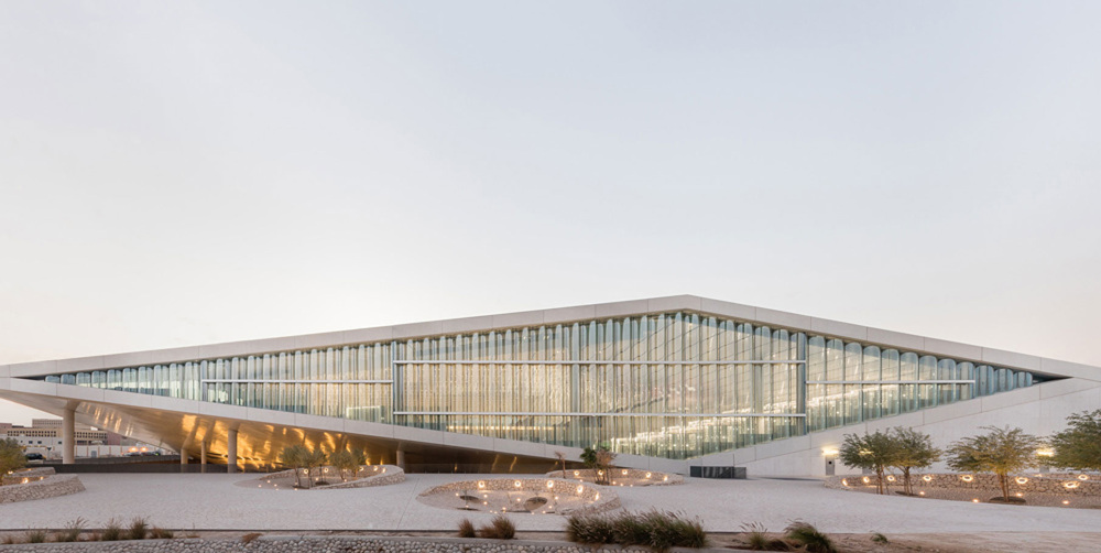 Qatar National Library Doha - Inside Outside