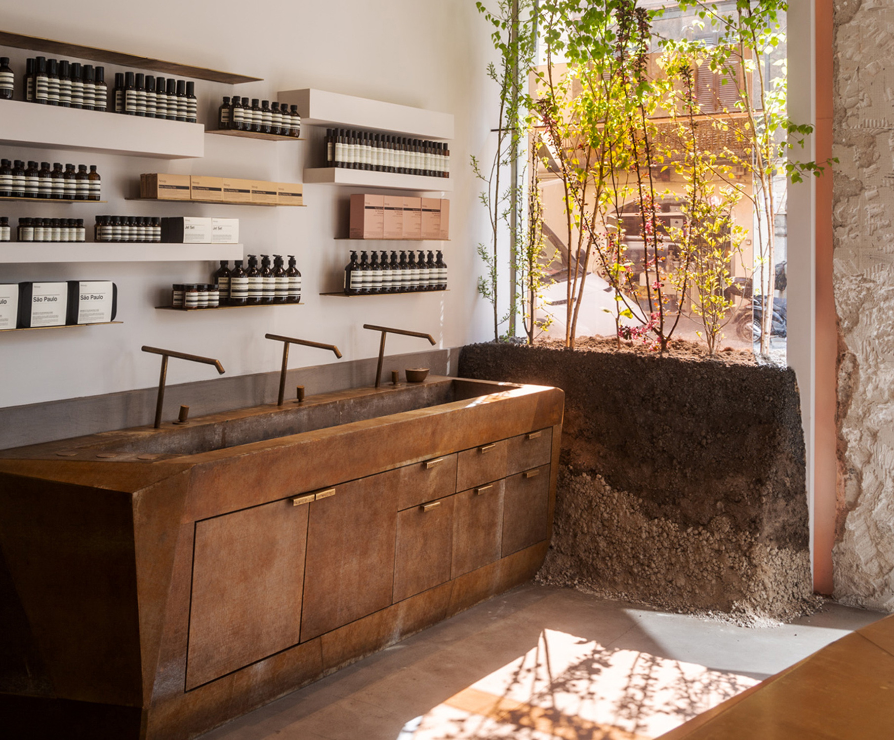 T(h)ree terrariums at Aēsop - Inside Outside