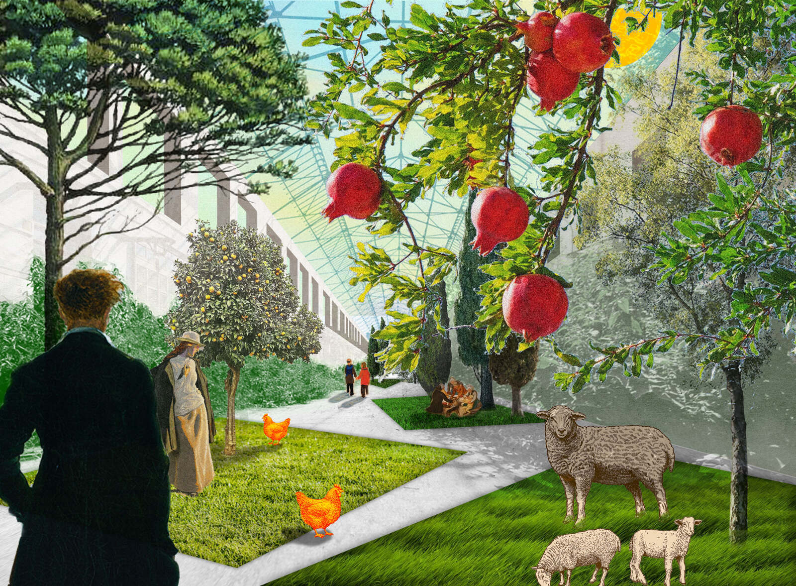 Garden of growing - Inside Outside