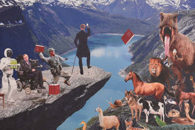Man vs. Animal - photomontages