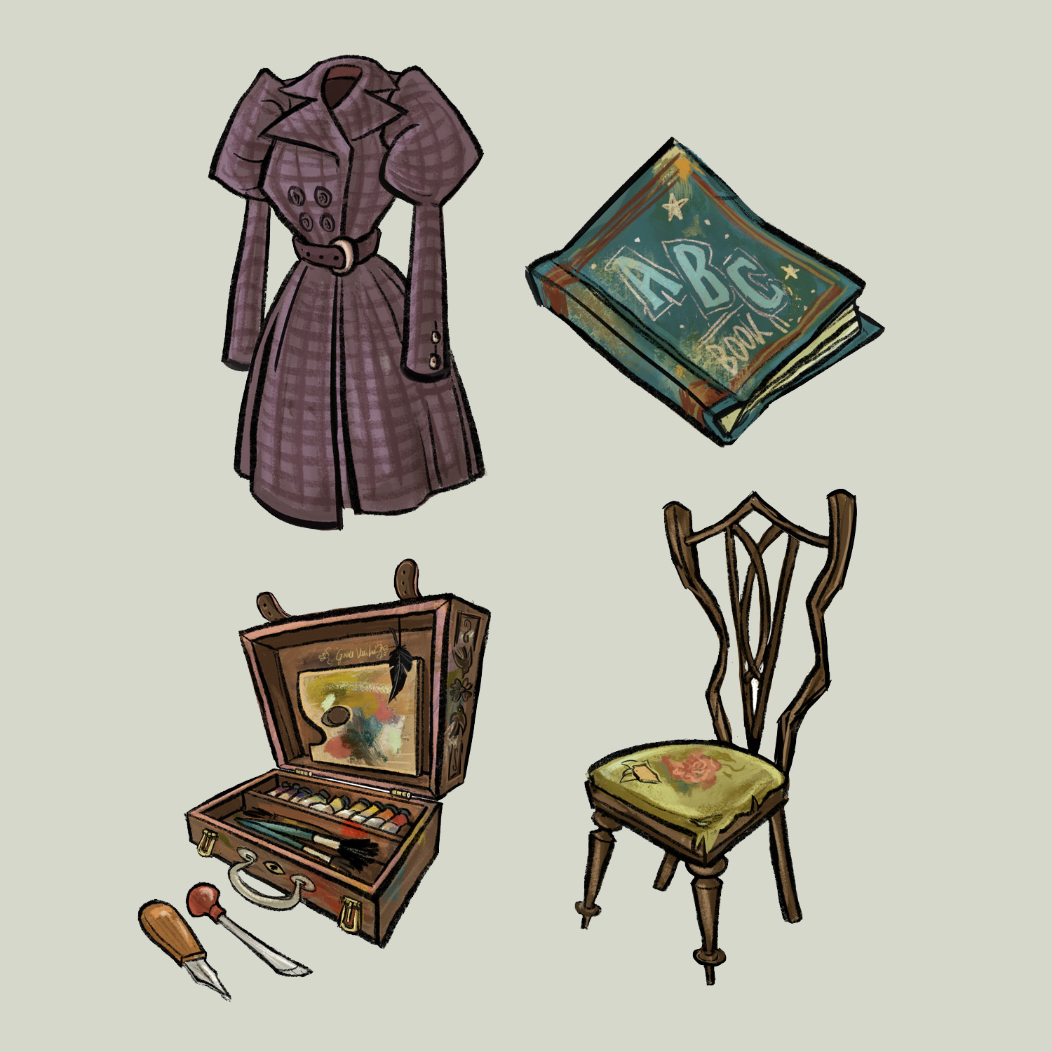 · Prop design - Javiera Valiente / Diseño e Ilustración