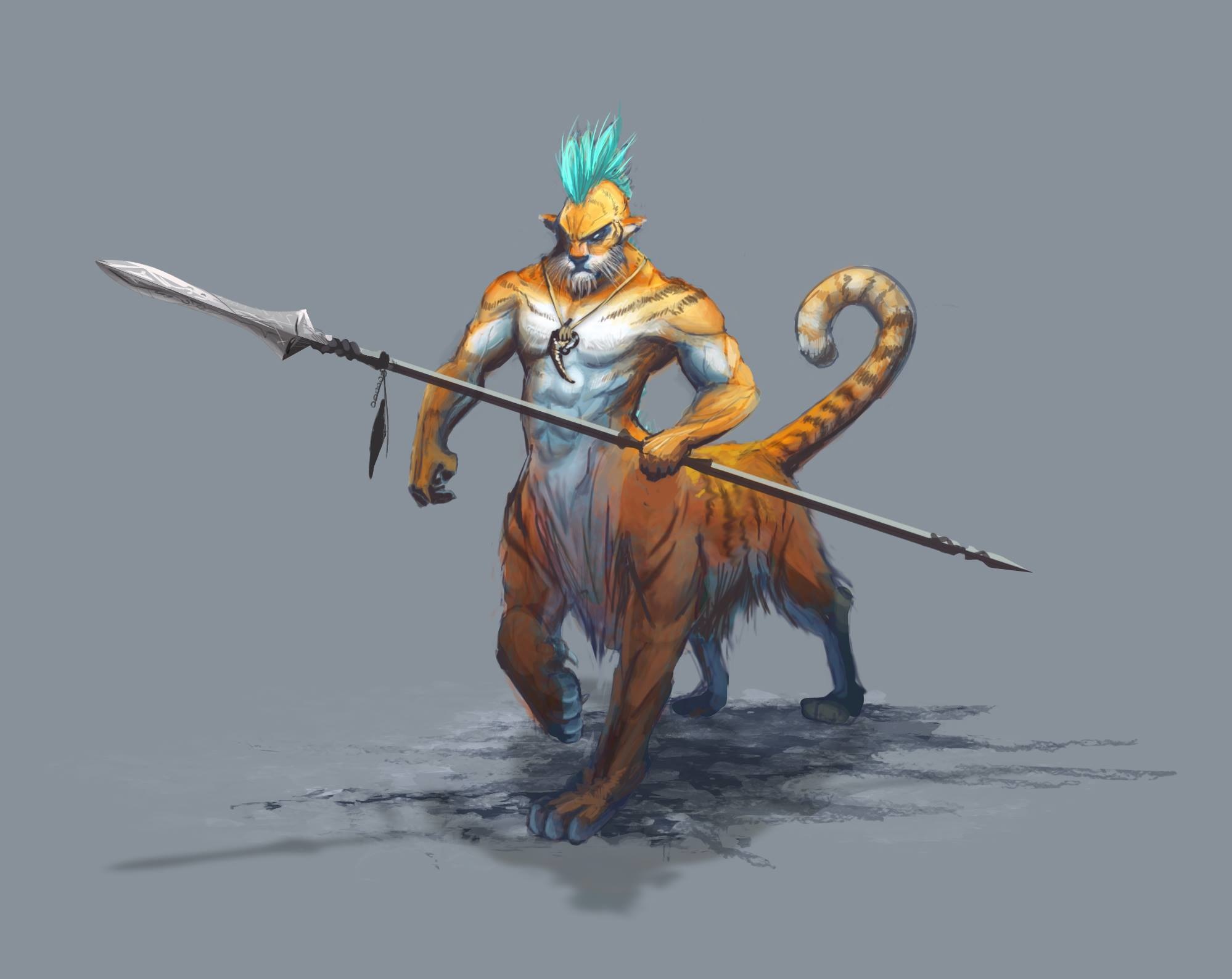 Tiger Centaur - Daniel Gouw Works