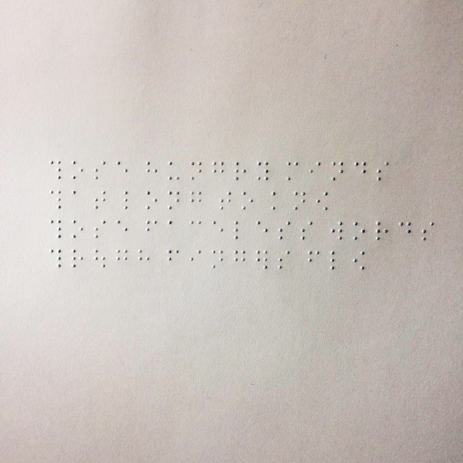 Braille - Tom Phillips