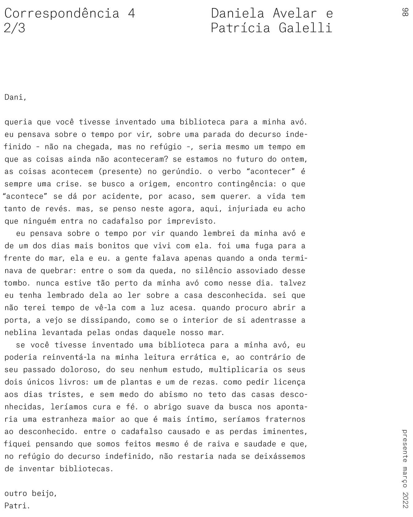 revista presente - Daniela Avelar