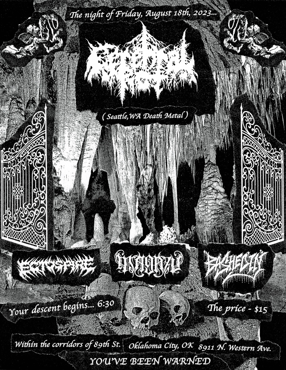 Cerebral Rot Show Poster - Sub Sole Vanitas