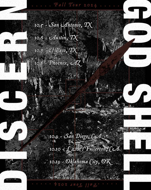 God Shell/Discern Tour Poster - Sub Sole Vanitas