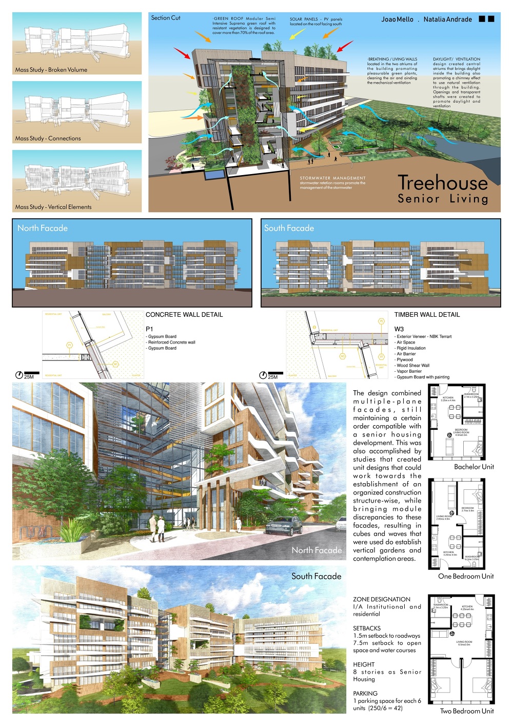 Treehouse Senior Living Complex - Joao Mello Architecture