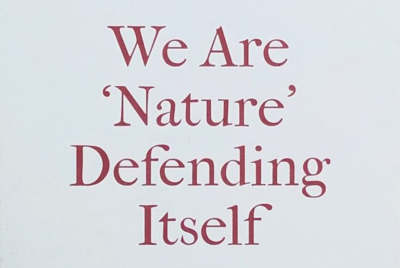 We are Nature, defending itself - It All Comes Down to Earth