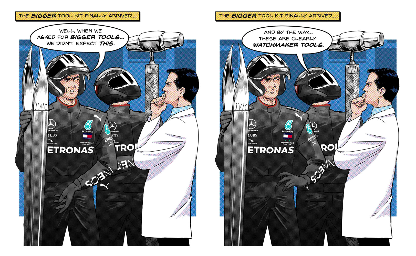 IWC SCHAFFHAUSEN F1 Comics - Filippo Morini