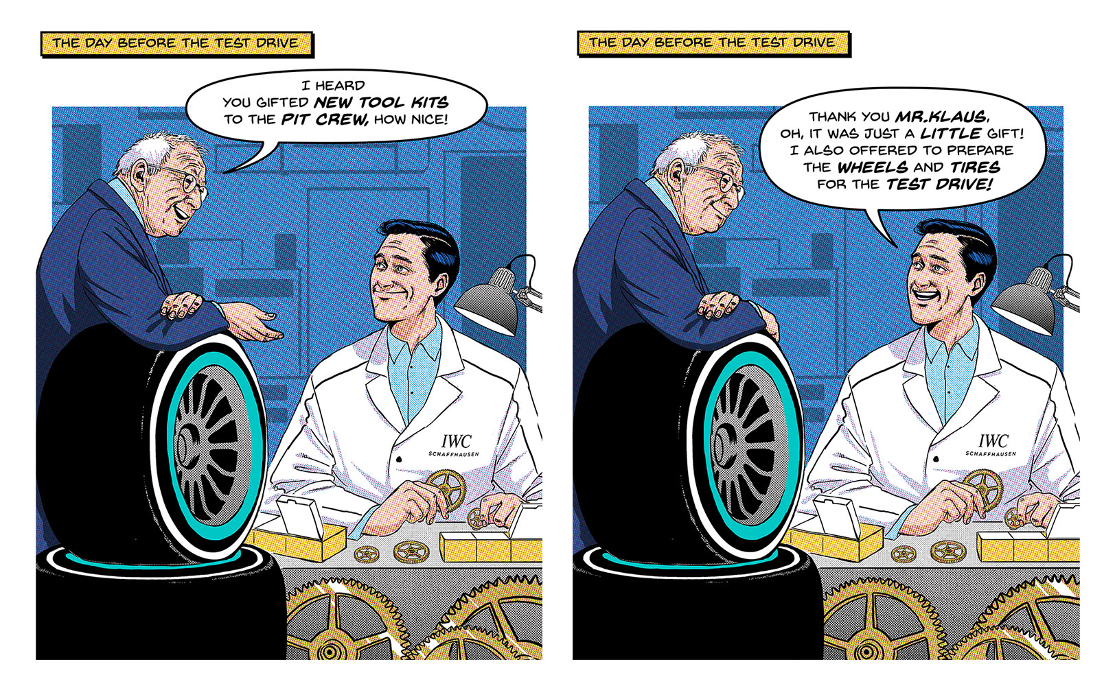 IWC SCHAFFHAUSEN F1 Comics - Filippo Morini