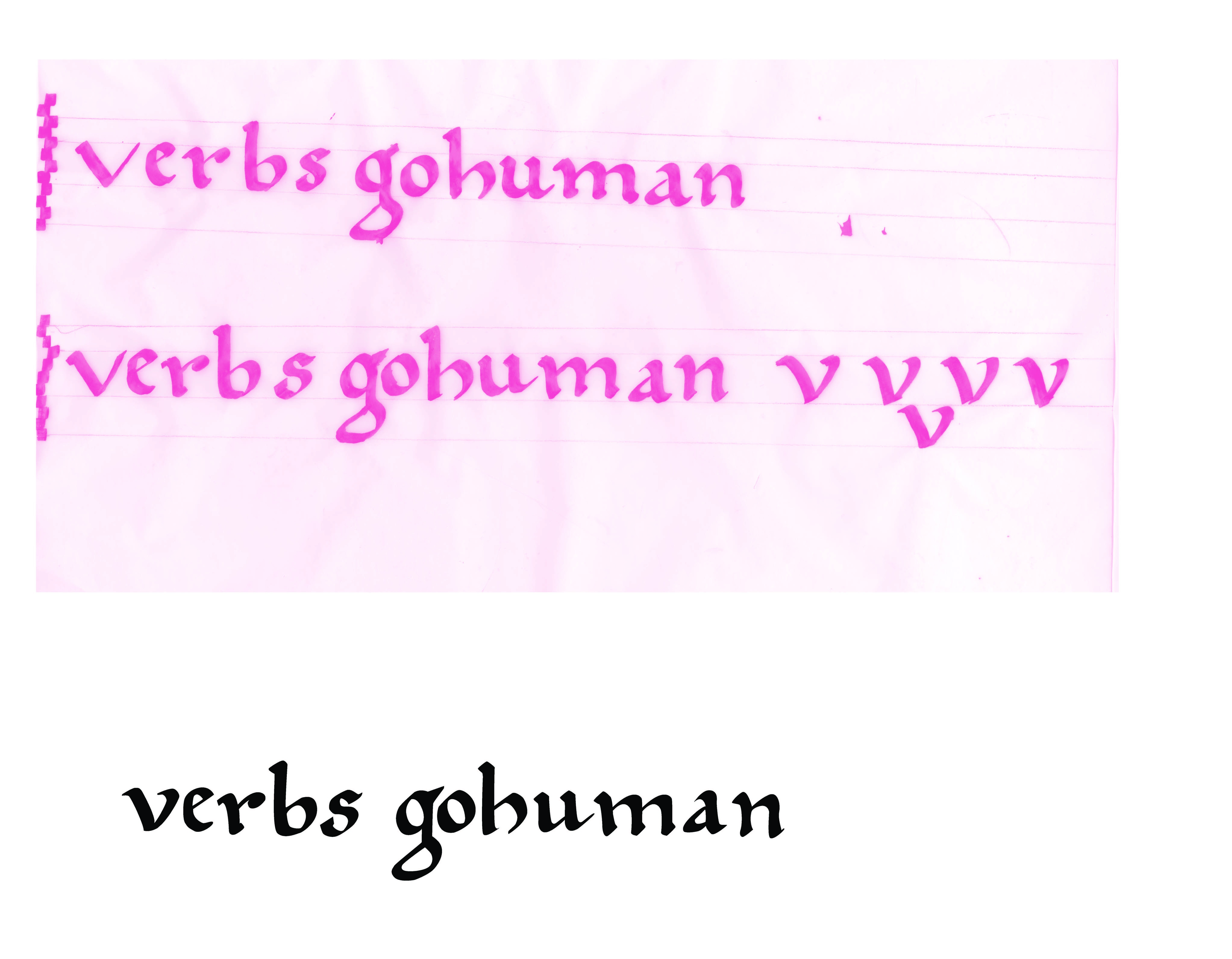 GRA 201: Typography I - Steve Bowden: Student Work