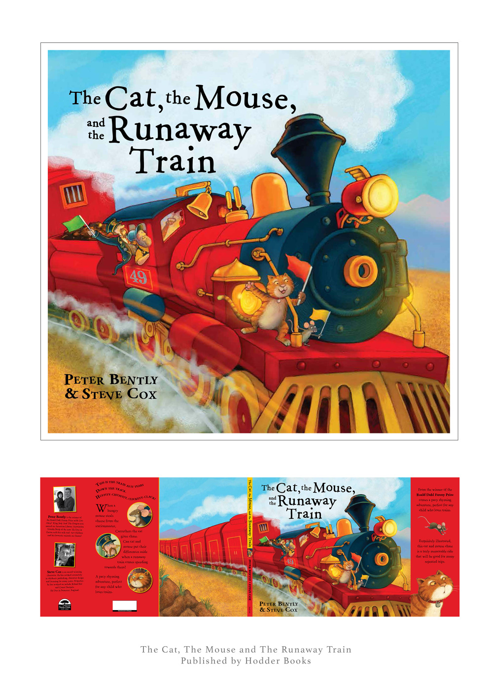 The Cat, the Mouse and the Runaway Train - Steve Cox Illustration