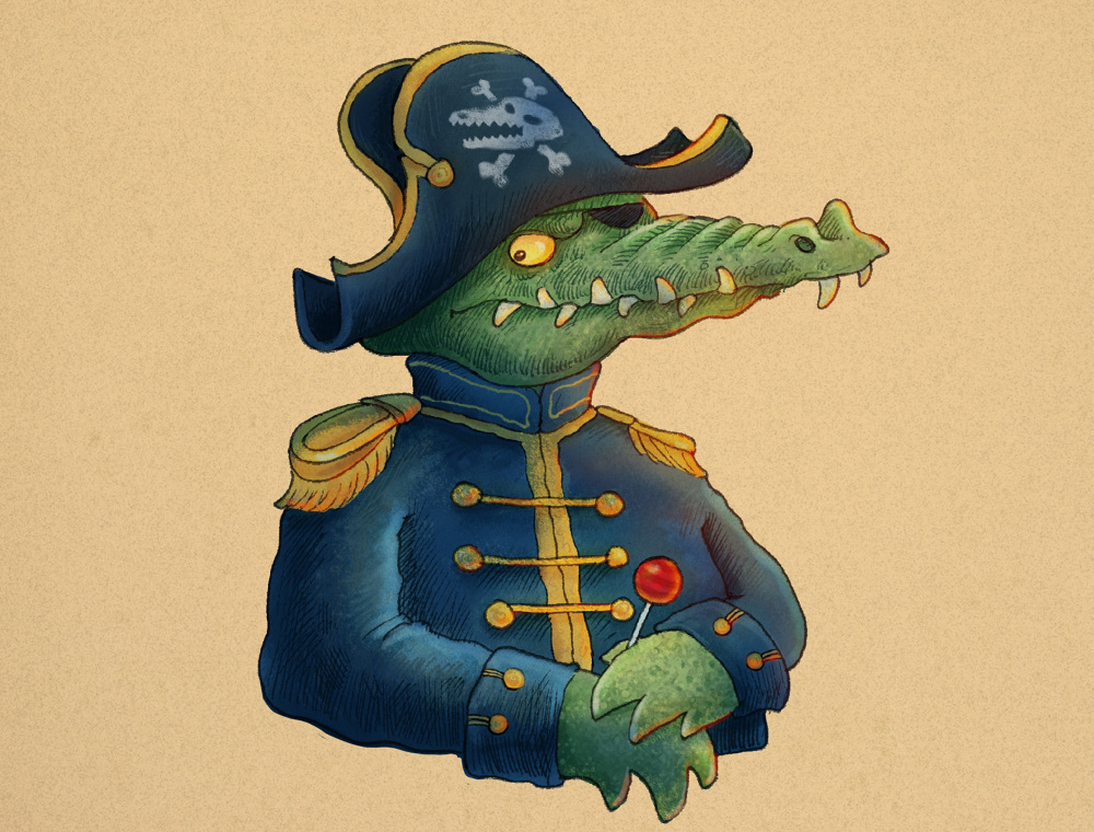 The Treasure of Captain Claw - Steve Cox Illustration