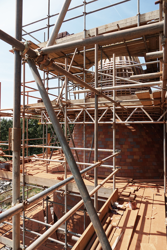 Bumpers Hall Oast House Construction, recent progress - Nicholas Channon