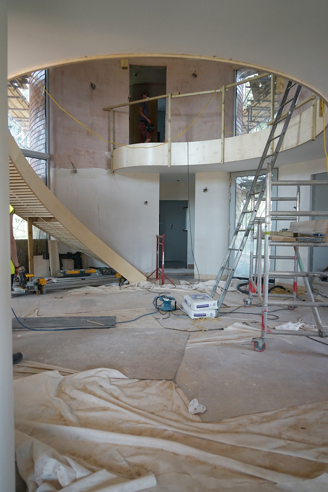 Bumpers Hall Oast House Construction, recent progress - Nicholas Channon