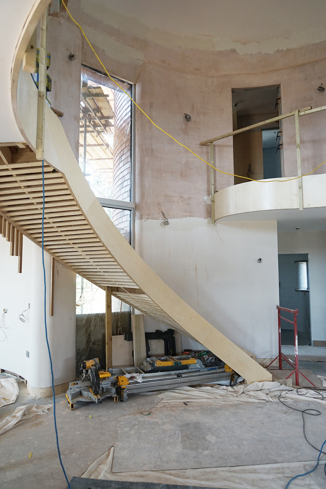 Bumpers Hall Oast House Construction, recent progress - Nicholas Channon