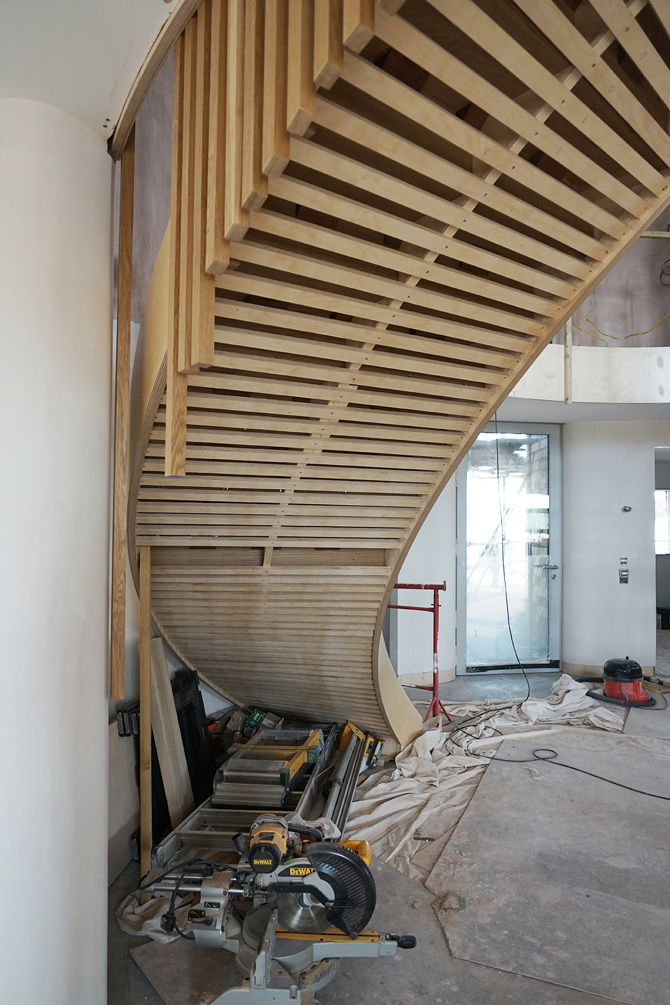 Bumpers Hall Oast House Construction, recent progress - Nicholas Channon