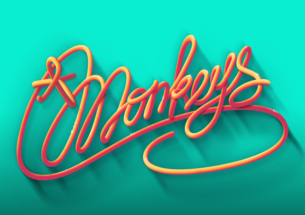 MONKEY LETTERING - Monkey Fingers