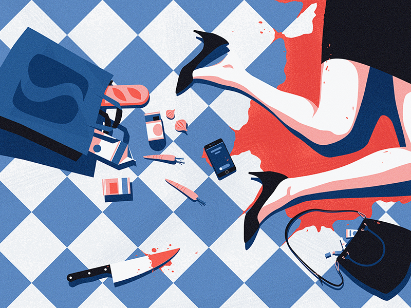 Murder Mystery - Justin Middendorp | illustrator