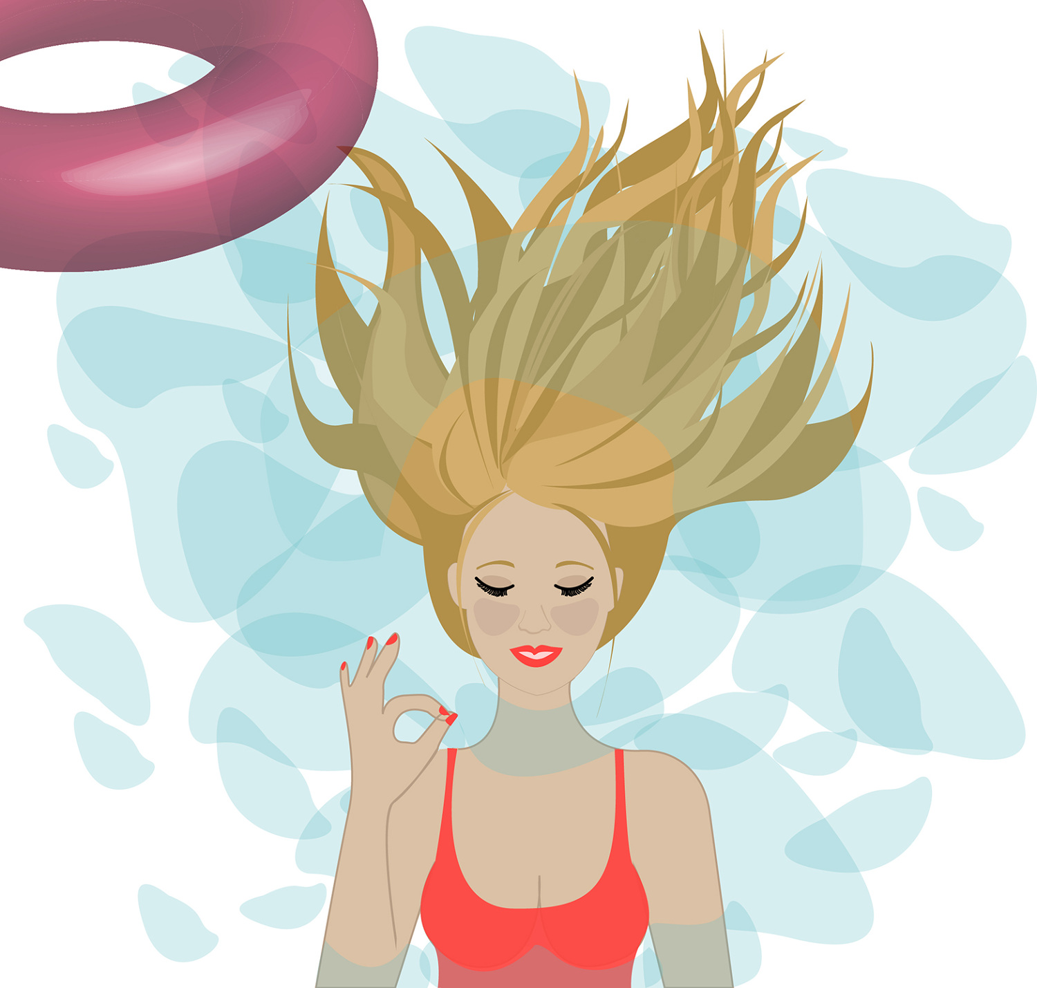 Illustrator drawing - Gwendoline lr