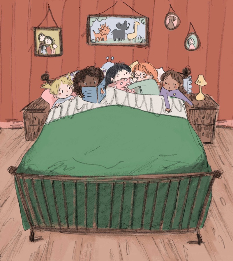 Sleepover - Erin McClean Illustration