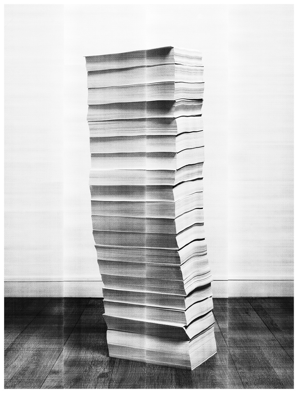 Blank 'the act of stacking paper' 19 - Lucas Hardonk