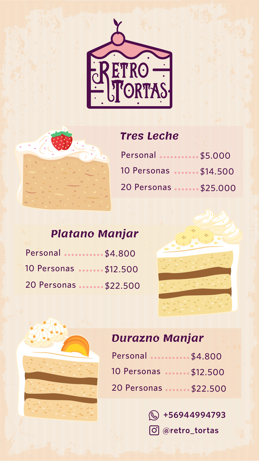 Retro Torta - S O F Í A