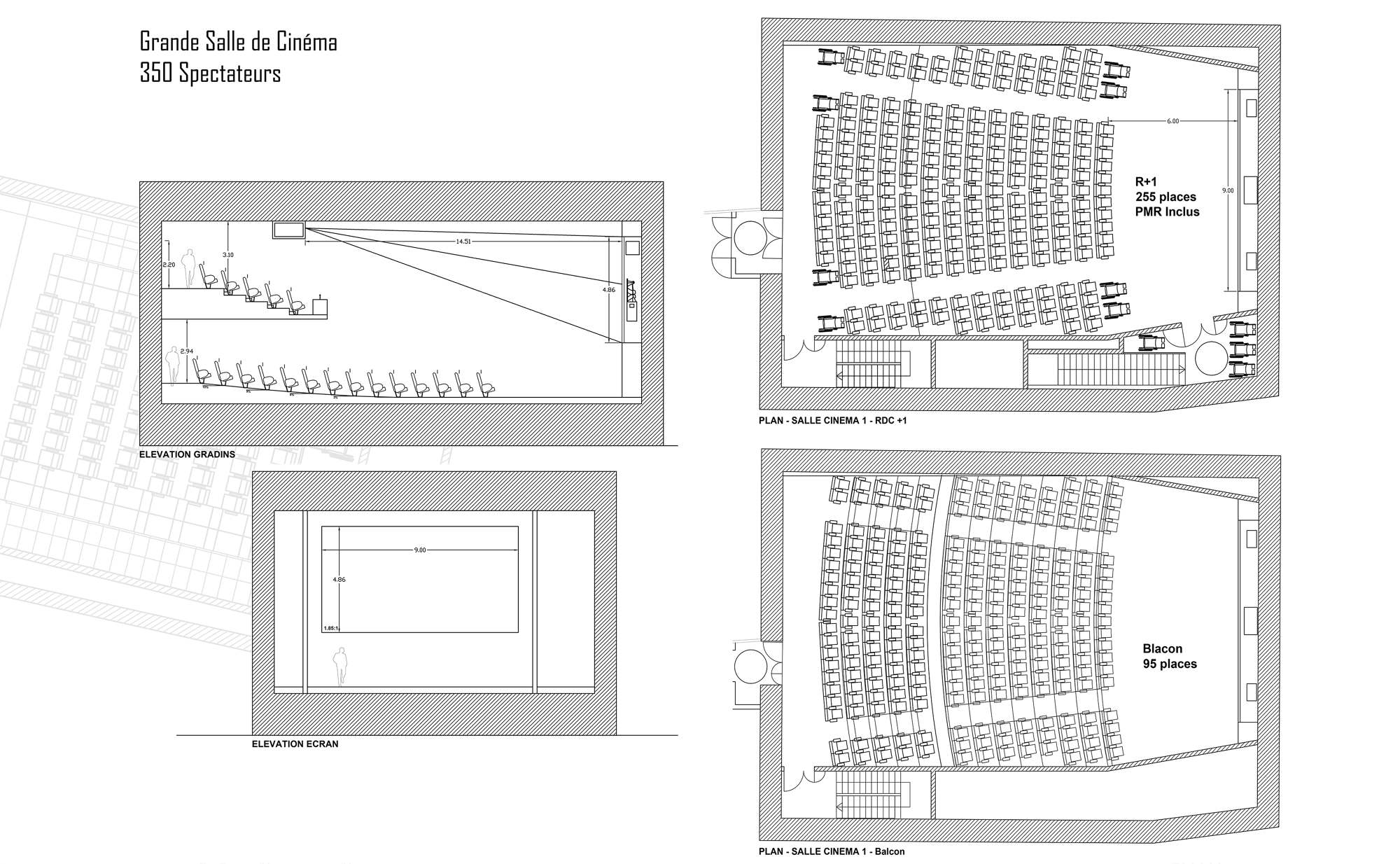 Projets de salles de cinéma, de salles de spectacle et d'expositions ...