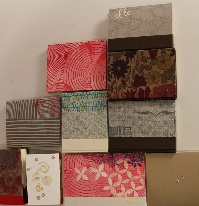 Handmade pattern paper and bookmaking - Clara J. Choi